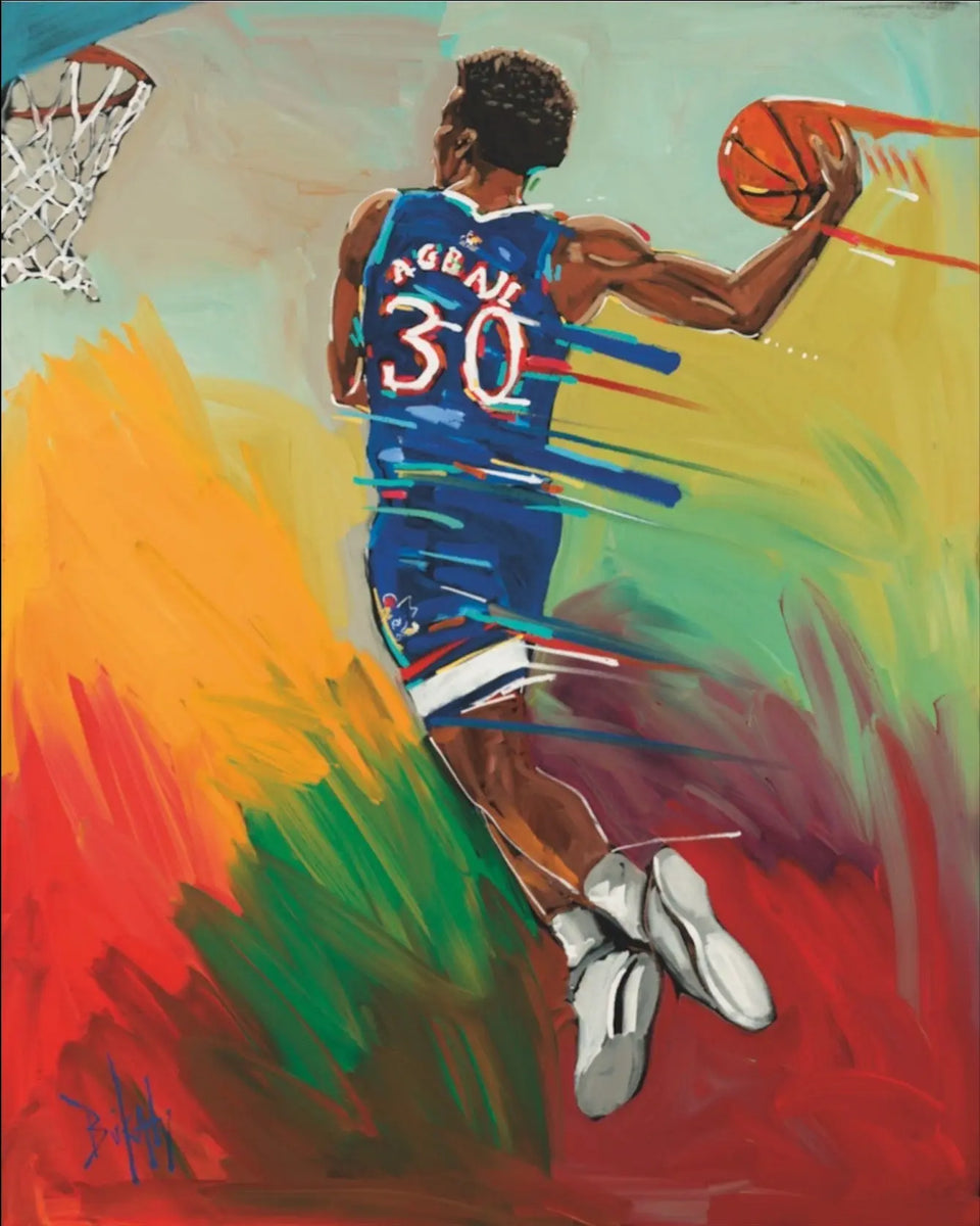 The All American Kansas Jayhawks Art - Print by John Bukaty – John ...