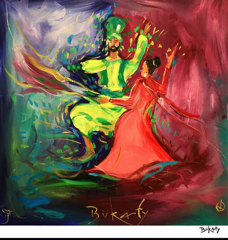 Traditional Dance Art - Print by Artist John Bukaty – John Bukaty Artist
