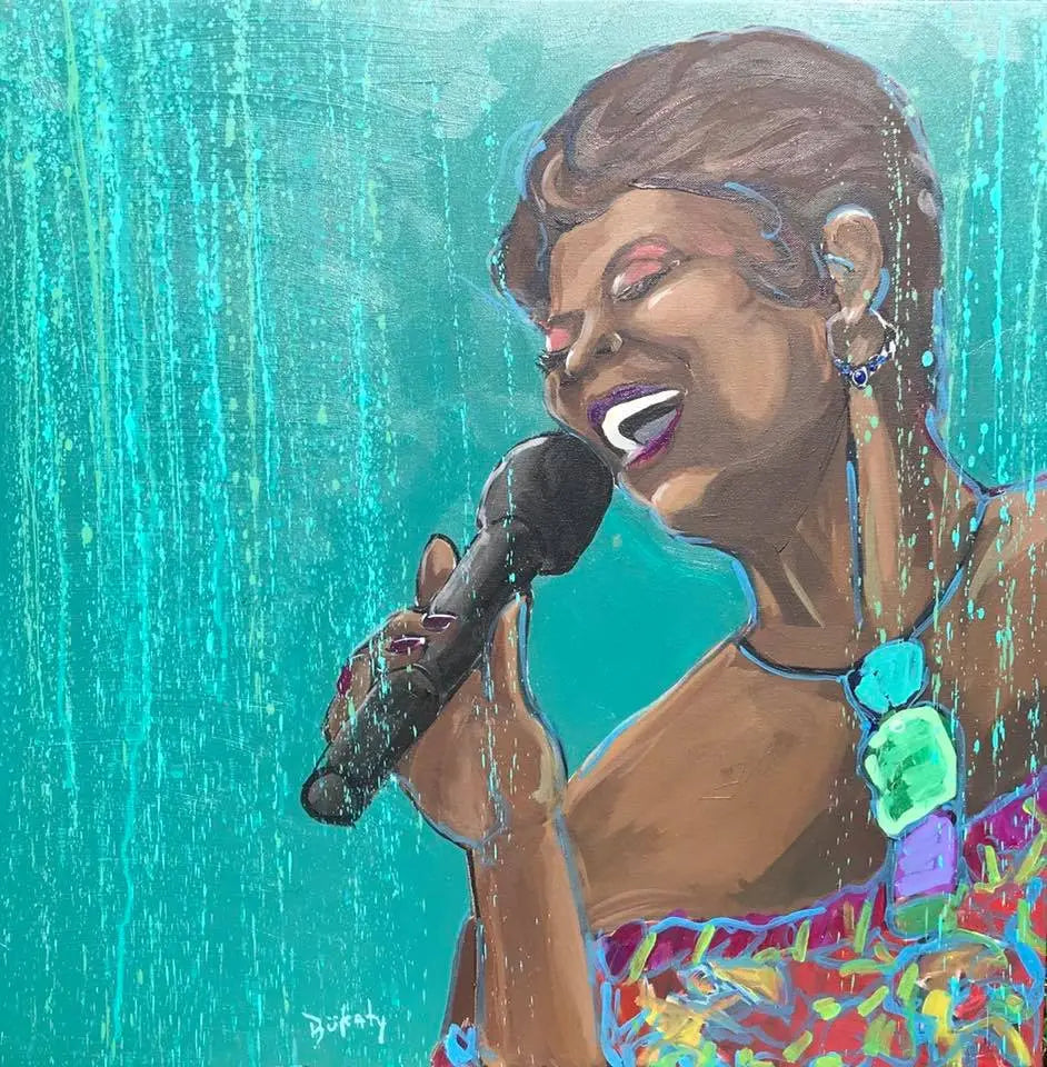 Irma Thomas Art - Original Painting by John Bukaty – John Bukaty Artist