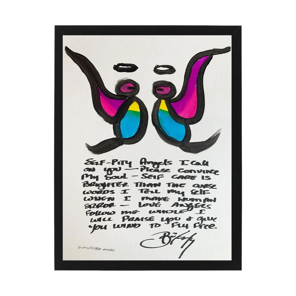 Self Pity Art - Original Painting by John Bukaty | 9" x 12" | Pen and ...